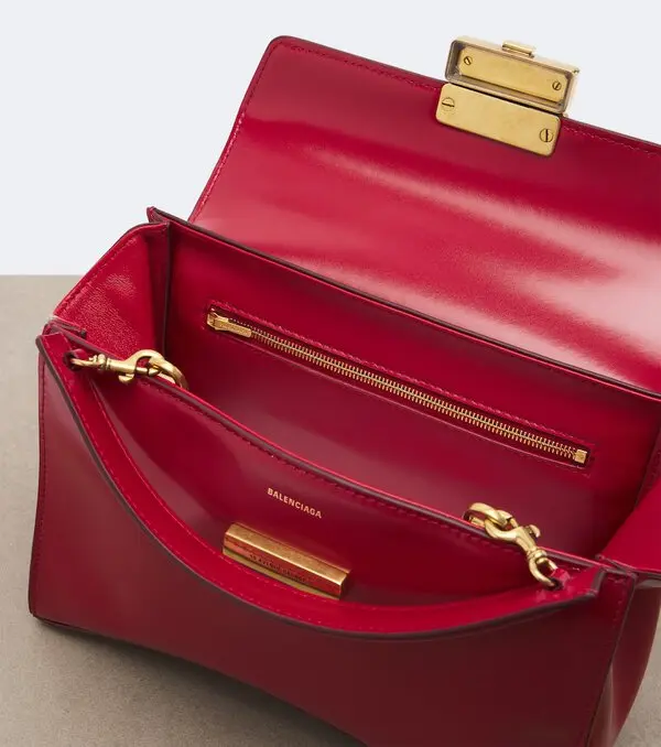Balenciaga Hg Avenue Small Leather Shoulder Bag