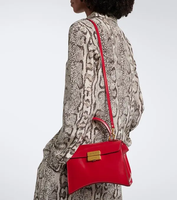 Balenciaga Hg Avenue Small Leather Shoulder Bag