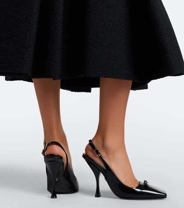 Dolce & Gabbana Patent Leather Slingback Pumps