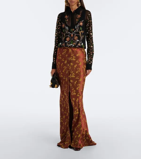 Dries Van Noten Embroidered Top