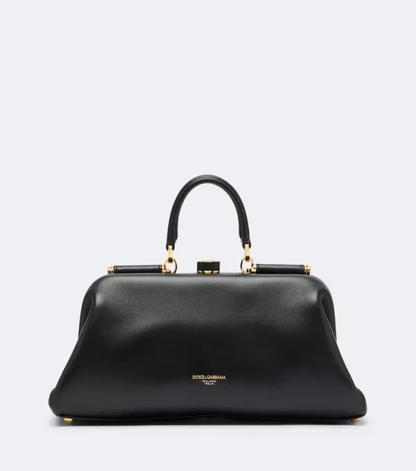 Dolce & Gabbana Grandma Medium Leather Top-handle Bag