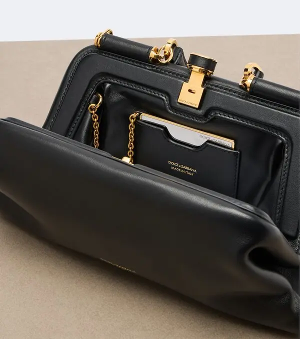 Dolce & Gabbana Grandma Medium Leather Top-handle Bag
