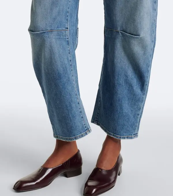 NILI LOTAN Shon Barrel-leg Jeans