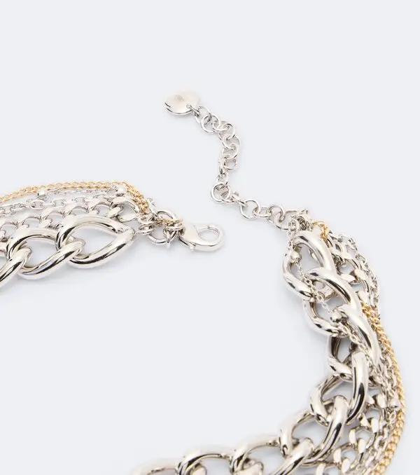 Rabanne Layered Chain Necklace