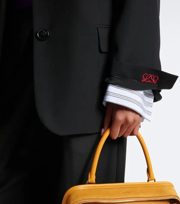 Loewe Double L Double-breasted Wool Blazer