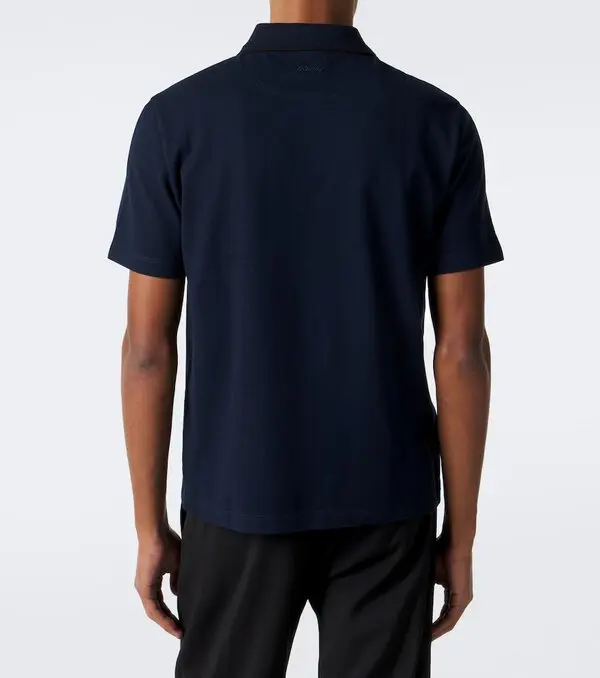 Brioni Cotton Pique Polo Shirt