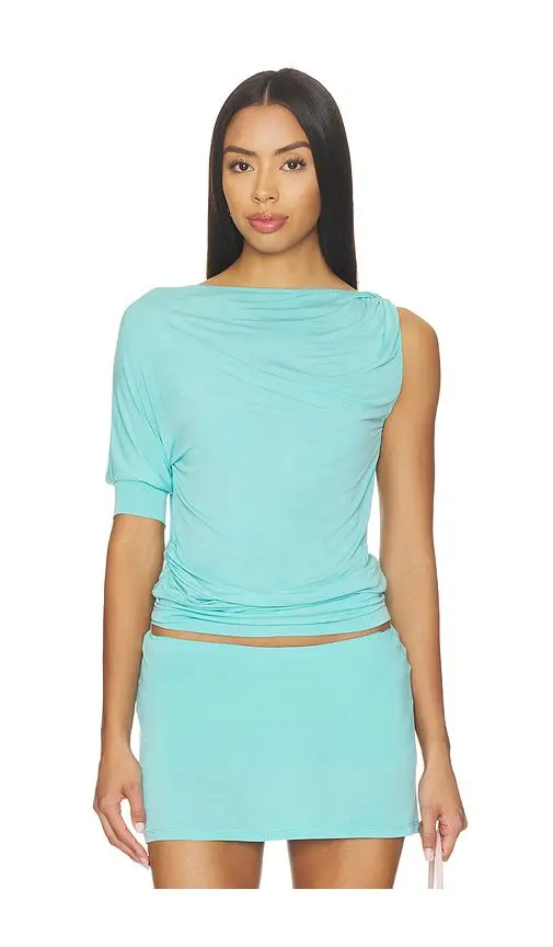 PEACHY DEN Kylie Bubble Top In . Also