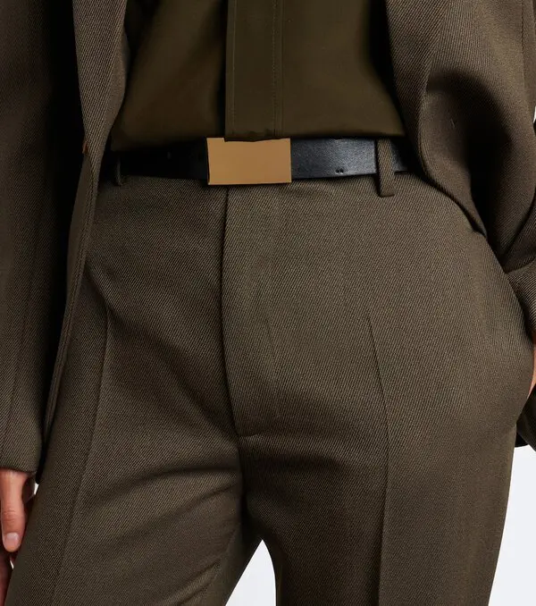 Victoria Beckham Portofino Mirror Leather Belt