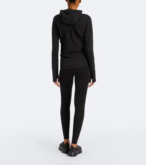 Adidas By Stella McCartney Logo Jersey Half-zip Hoodie