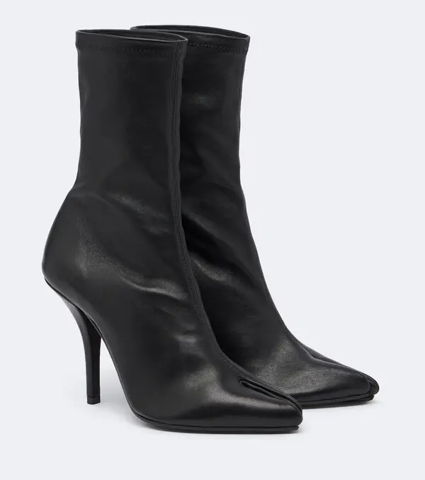 MAISON MARGIELA Tabi Claw Leather Ankle Boots