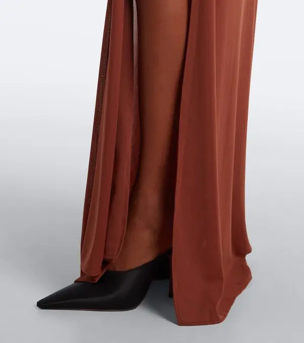Alex Perry Draped Corset Dress