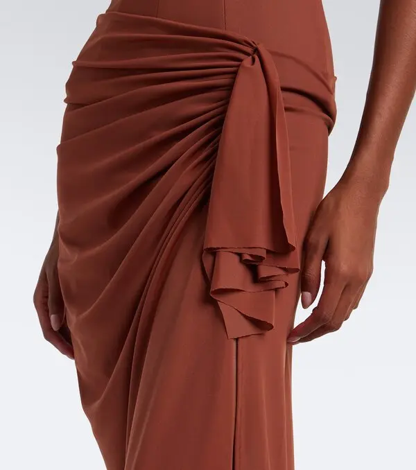Alex Perry Draped Corset Dress