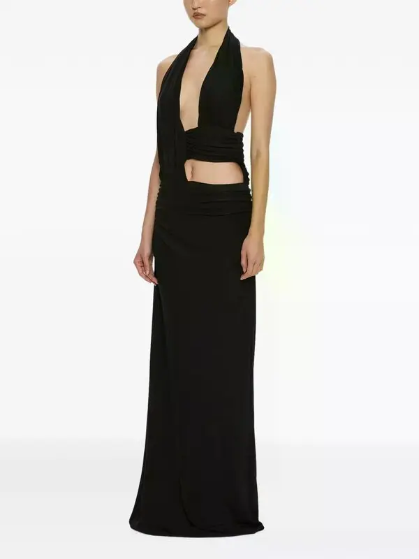 Christopher Esber Draped Cummerbund Maxi Dress