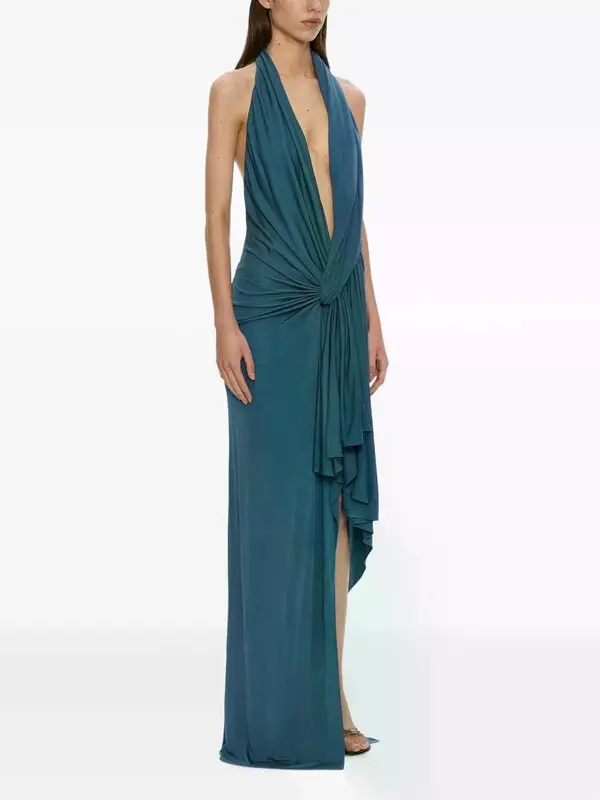 Christopher Esber Spire Cascade Gown Maxi Dress