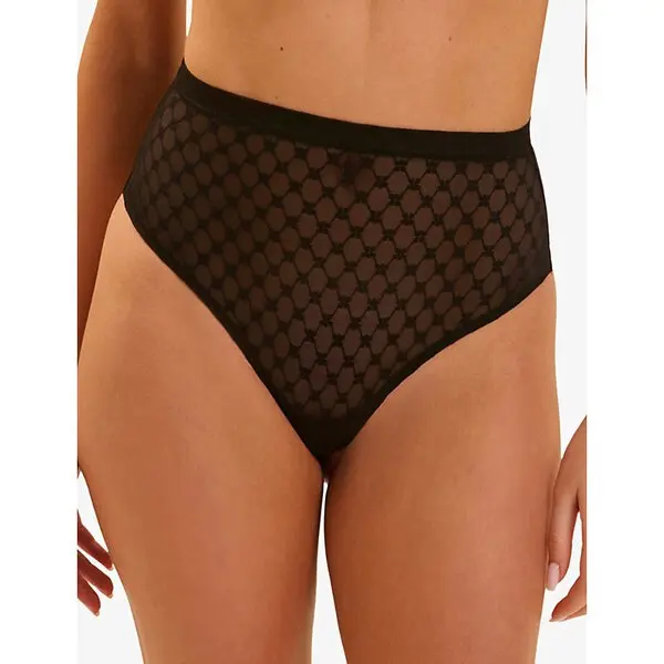 Simone Perele Plume High-waist Shaper Lace Thong