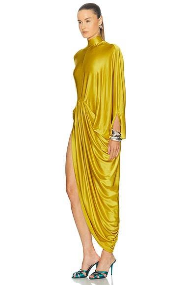 Burc Akyol Satin Vestale Dress