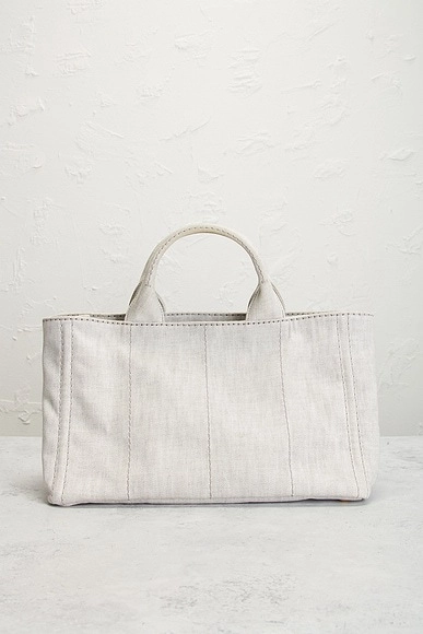 Prada Canapa Tote Bag - Grey