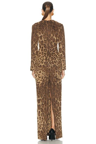 Burc Akyol Leopard Caryatid Dress