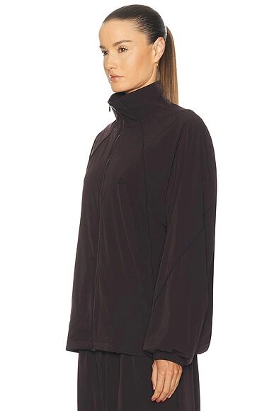 NIKESKIMS Stretch Nylon Oversized Jacket - Dark Roast