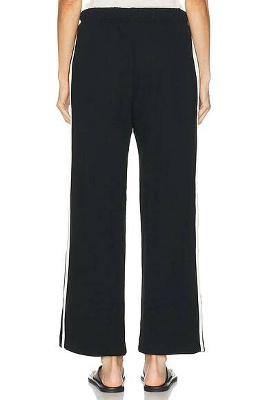 Donni. Eco-terry Stripe Crop Pant