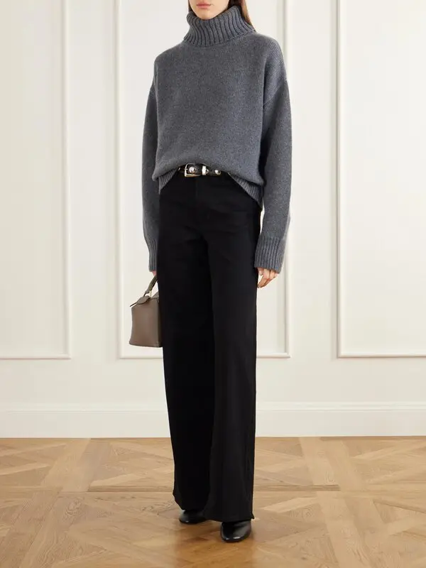 FRAME The Palace High-rise Flared Stretch Jeans