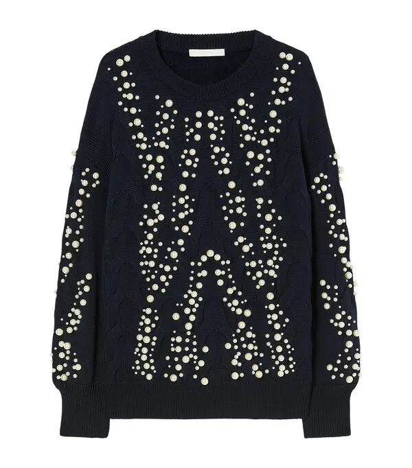 Marina Rinaldi Virgin Wool-blend Sweater
