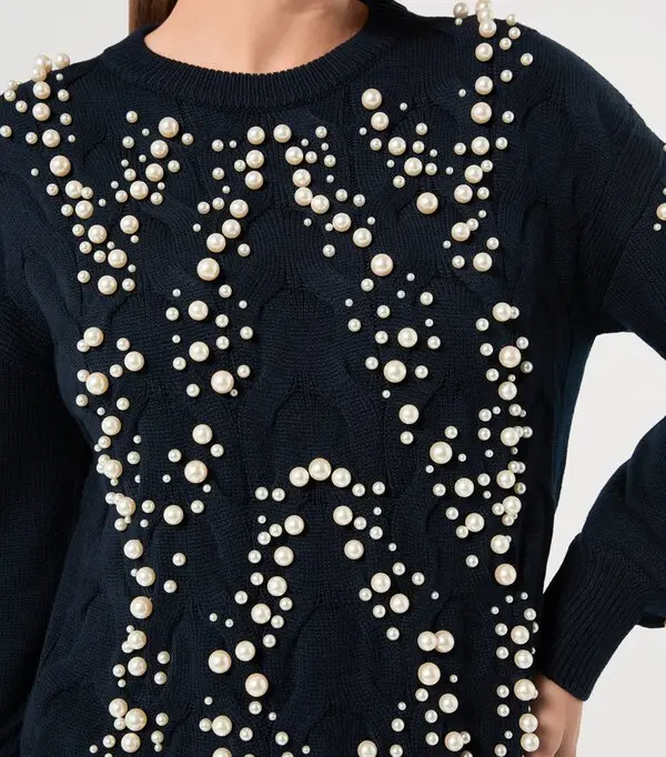 Marina Rinaldi Virgin Wool-blend Sweater
