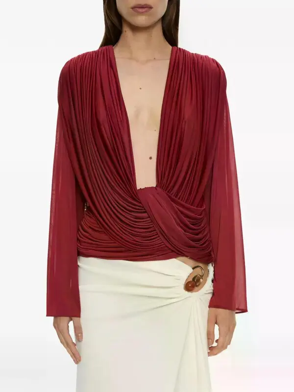 Christopher Esber Ripple Draped Top