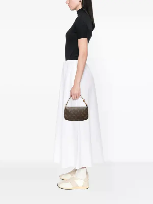 LOUIS VUITTON 2003 Monogram Pochette Accessoires Shoulder Bag