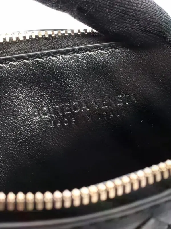 Bottega Veneta 2020s Medium Intrecciato Piccolo Shoulder Bag - Black
