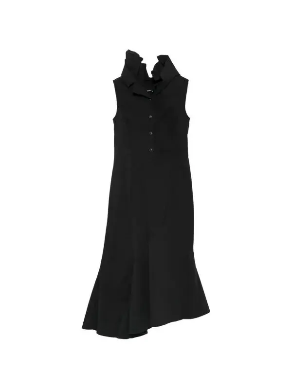 RUNDHOLZ Asymmetric Sleeveless Maxi Dress
