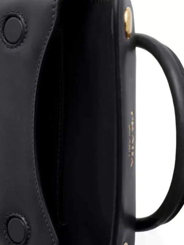 Prada Carry Mini Leather Handbag - Black