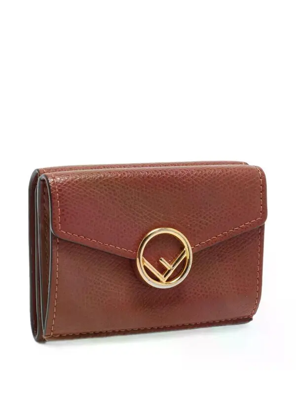 Fendi 2019 F Is Trifold Leather Wallet