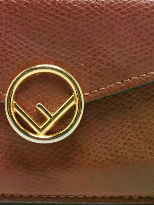Fendi 2019 F Is Trifold Leather Wallet