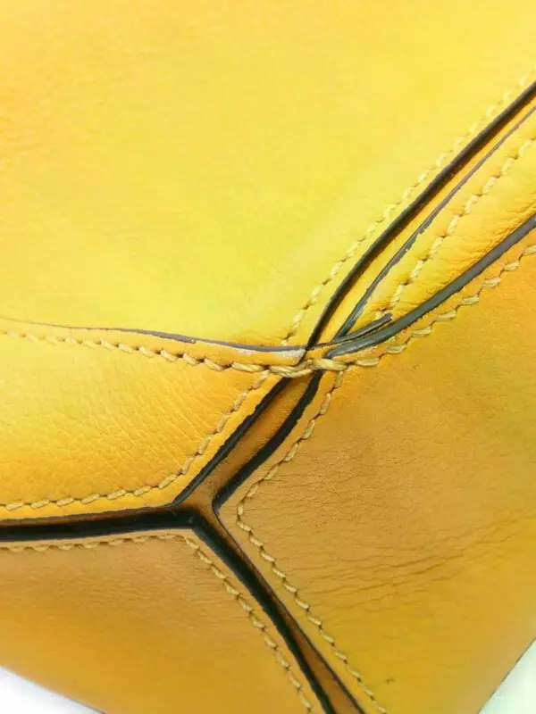 Loewe 2010s Mini Puzzle Tote Bag - Yellow