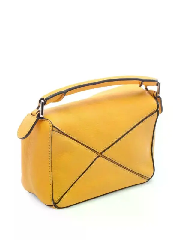 Loewe 2010s Mini Puzzle Tote Bag - Yellow