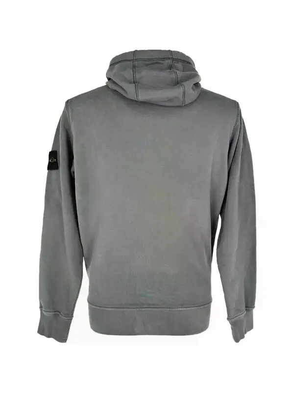 Stone Island Logo-patch Cotton Hoodie