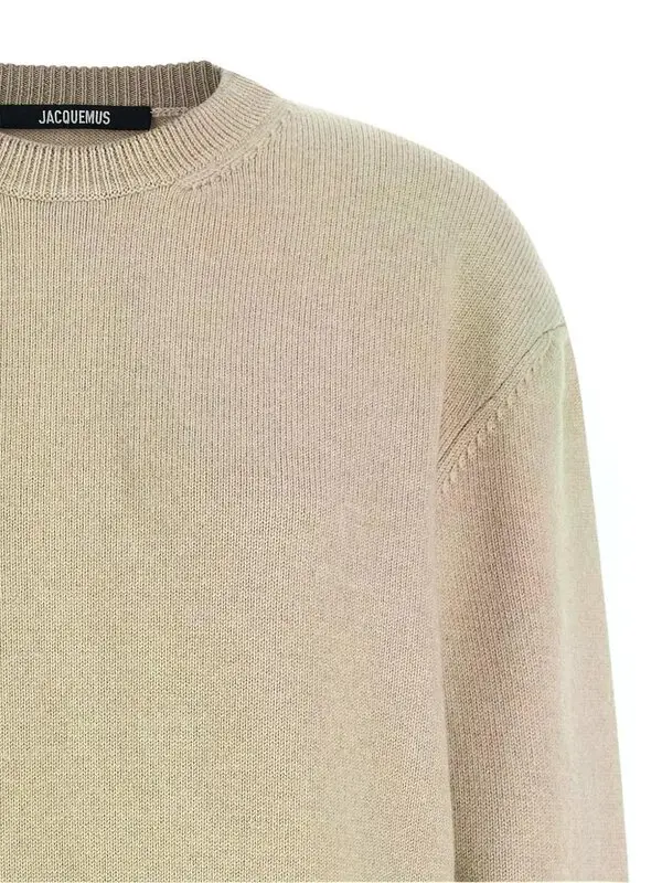 Jacquemus La Maille Moulin Logo-intarsia Sweater