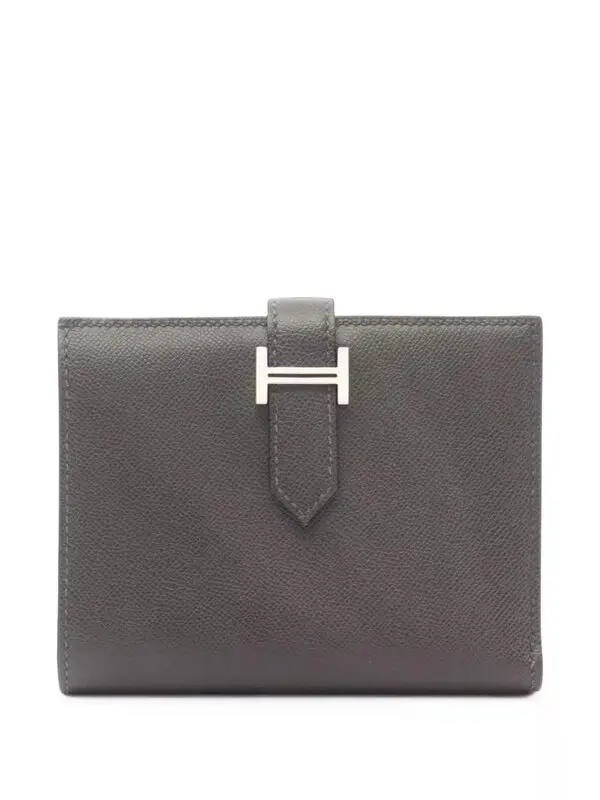 Hermès 2024 Bearn Compact Bi-fold Wallet - Grey