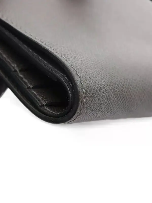 Hermès 2024 Bearn Compact Bi-fold Wallet - Grey