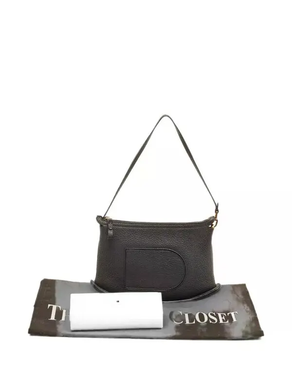 Delvaux Pin Mini Leather Shoulder Bag