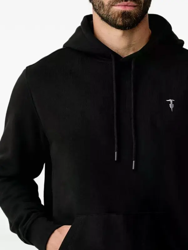 TRUSSARDI Logo-embroidered Drawstring Hoodie
