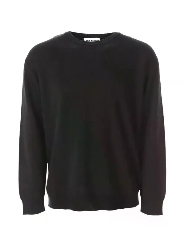Moschino Logo-pattern Wool Sweater