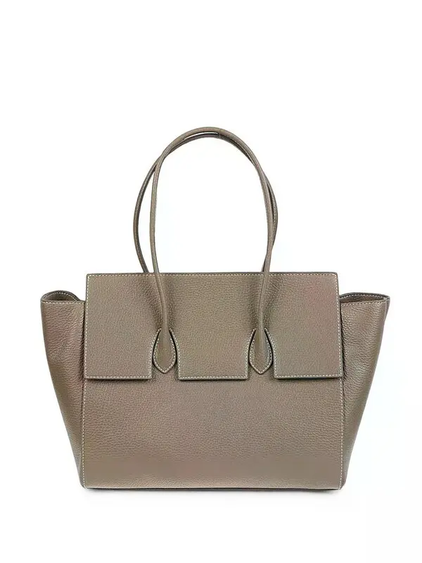 ROUNN Felice Grained-leather Tote Bag