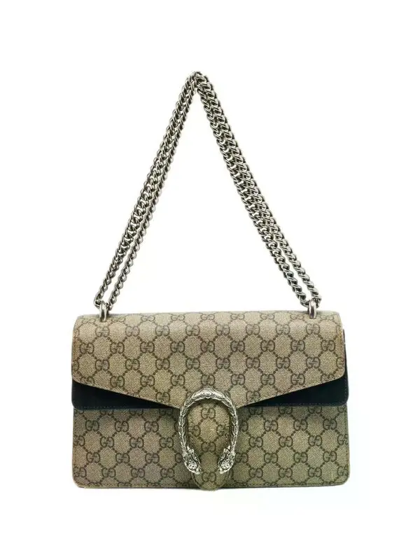 Gucci Dionysus Gg Supreme Shoulder Bag - Neutrals