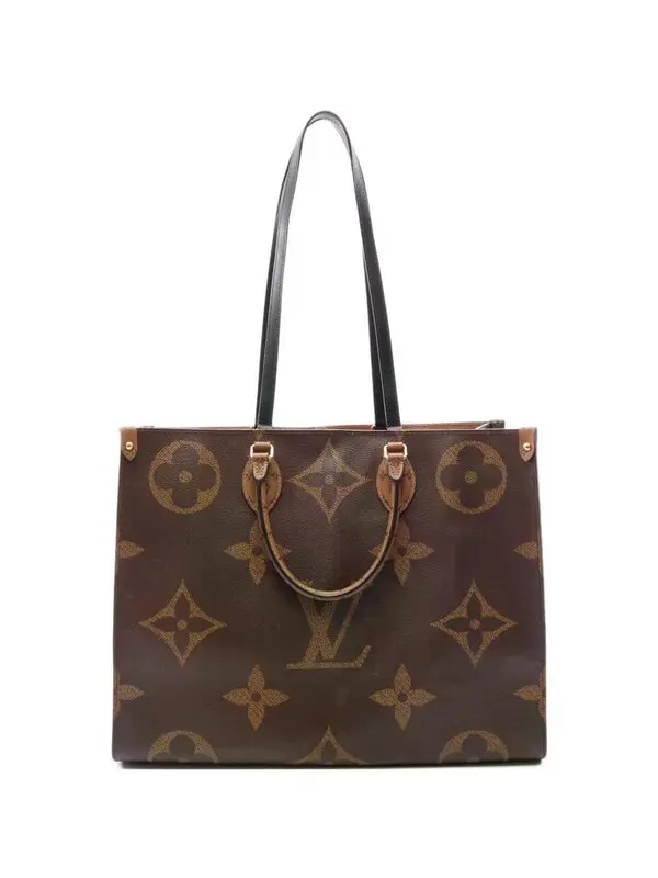 LOUIS VUITTON 2020 Gm On-the-go Monogram Shoulder Bag - Brown