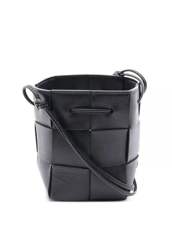 Bottega Veneta 2010s Cassette Bucket Bag - Black