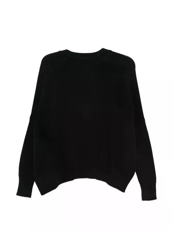 MA'RY'YA V-neck Buttoned Cardigan
