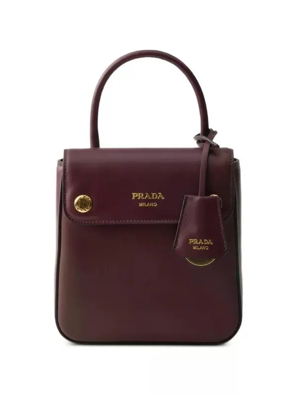 Prada Carry Mini Leather Handbag - Red