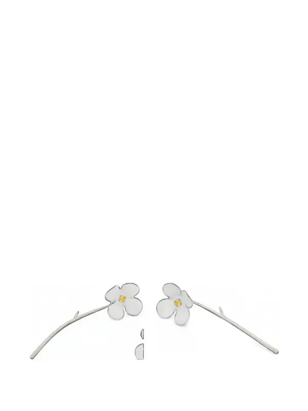 Marni Daisy Earrings - Silver